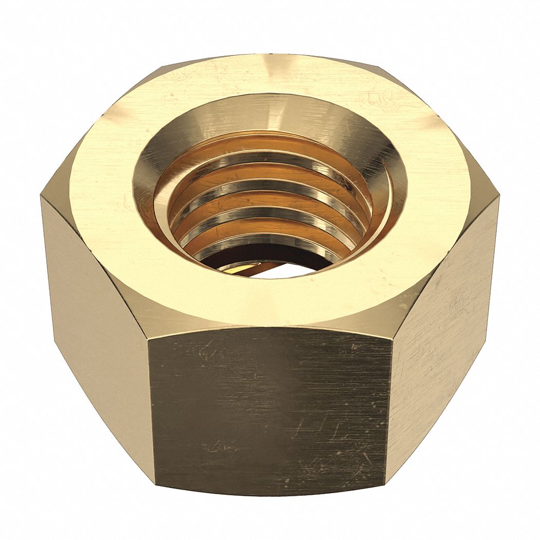 1 1/4"-5 Thread, 2 in Hex Wd, Hex Nut - 33P176|HXNTBSR1145 - Grainger