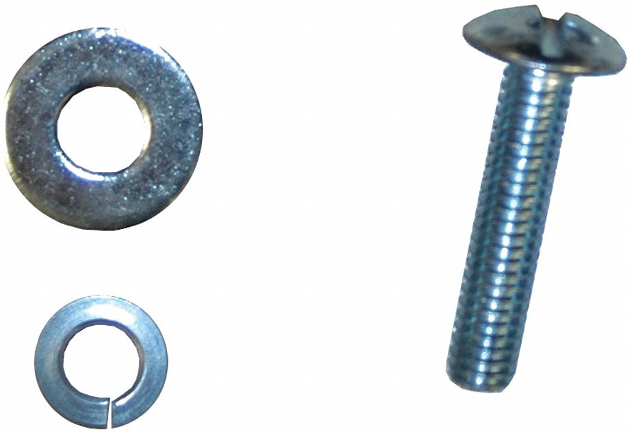 RUBBERMAID COMMERCIAL PRODUCTS, Hardware Kit, 5 3/4 in Overall Lg ...