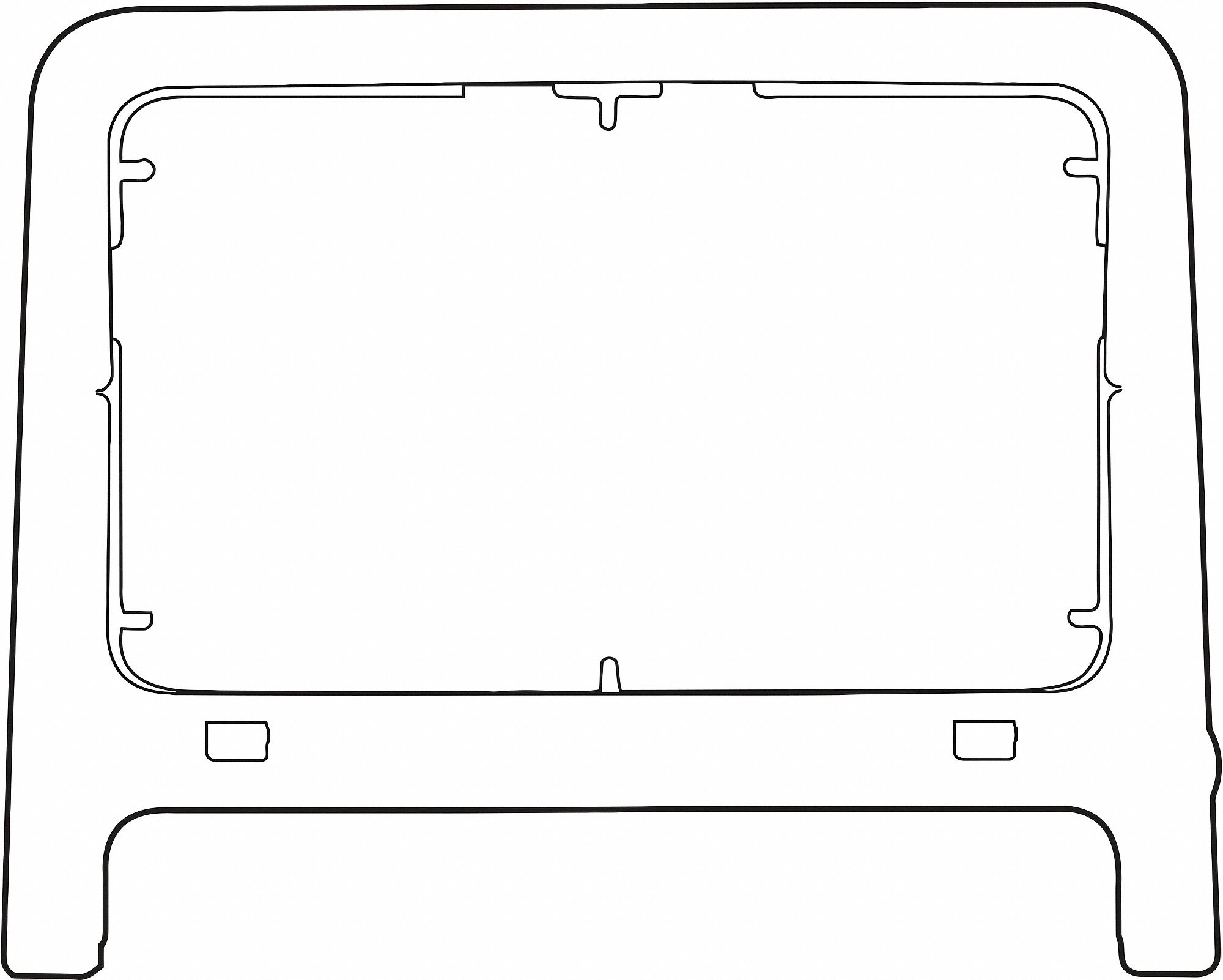 RUBBERMAID COMMERCIAL PRODUCTS Handle For Janitor Cart Trolley - 33PX36 ...