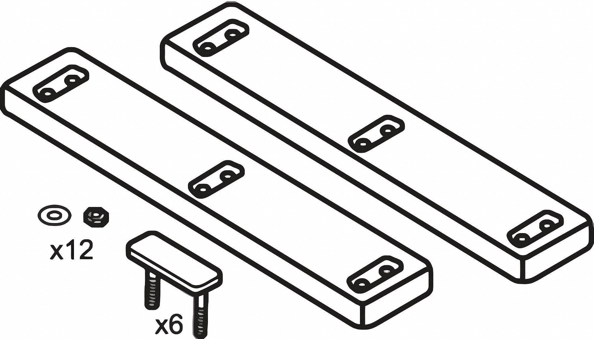 RUBBERMAID COMMERCIAL PRODUCTS Rubber Pad Kit: For 1EZ83/1EZ84, For ...