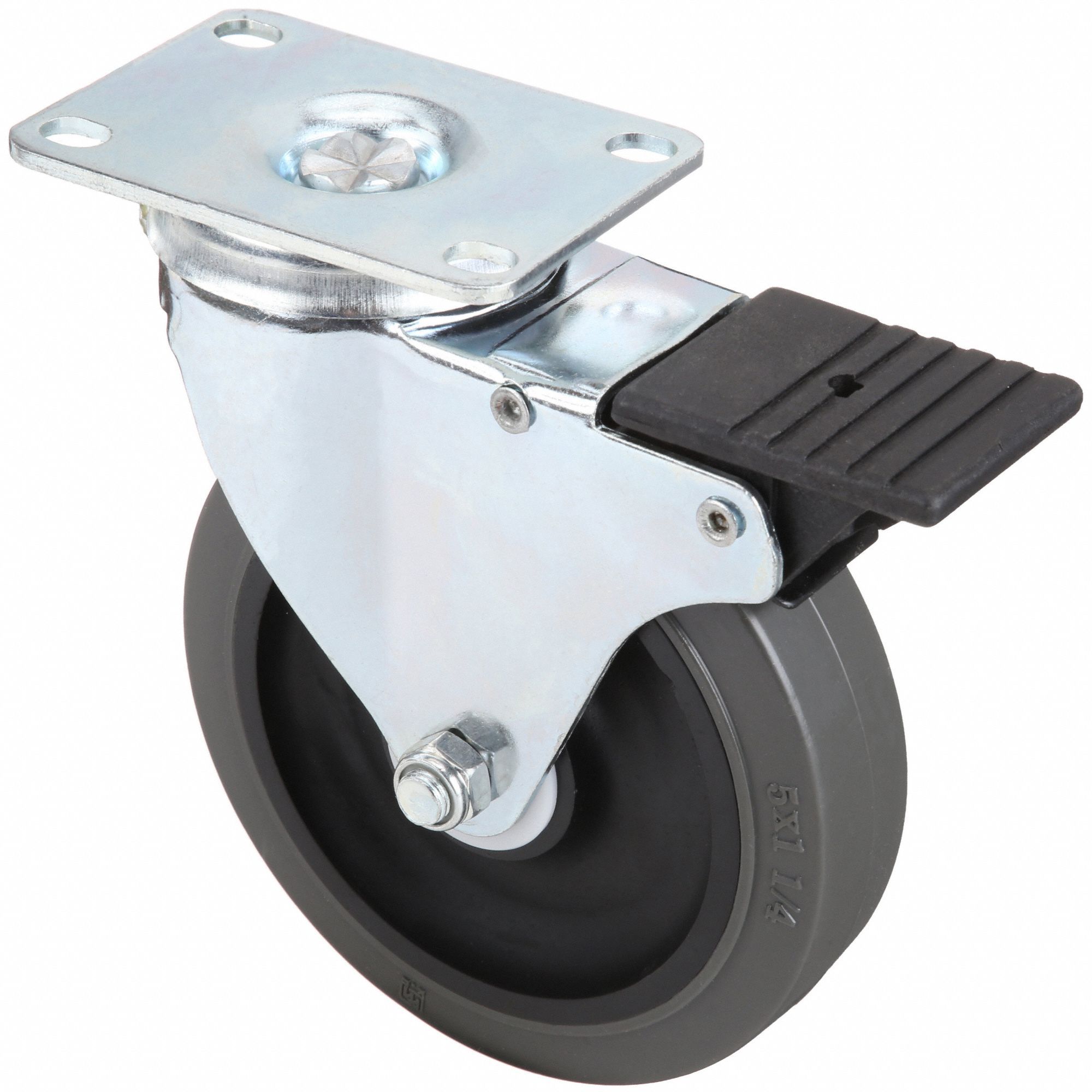 RUBBERMAID COMMERCIAL PRODUCTS Caster Kit, 5" Dia, PK 2 - 33PZ53 ...