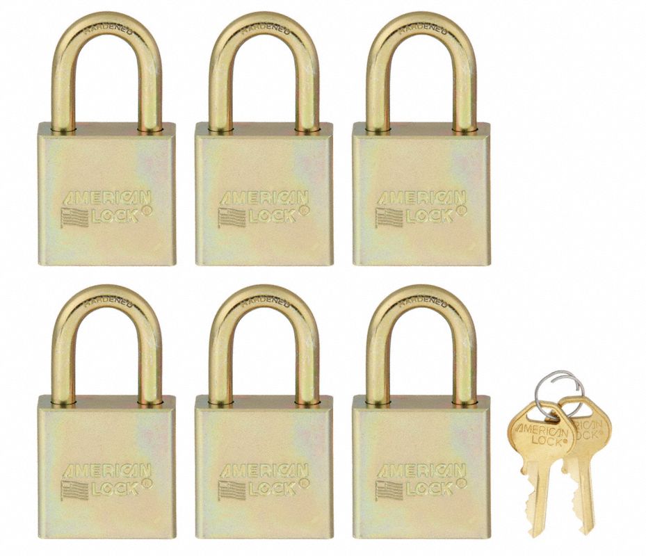 AMERICAN LOCK Candados, Boro, 1-1/8", 3/4", 5/16", AMERICAN LOCK, Alta ...