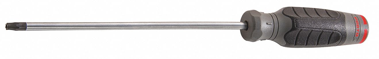 PROTO, T30 Tip Size, 8 in Shank Lg, Tamper Resistant Torx Screwdriver ...