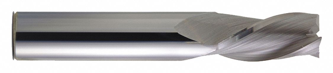 MELIN TOOL COMPANY, 3 Flute, 3/8" Mill Dia, Square End Mill - 33TM92 ...