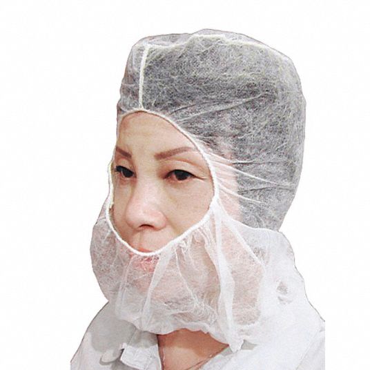 KEYSTONE, White, Box, Disposable Hood - 33UA53|H-NWI-E-CROWN - Grainger