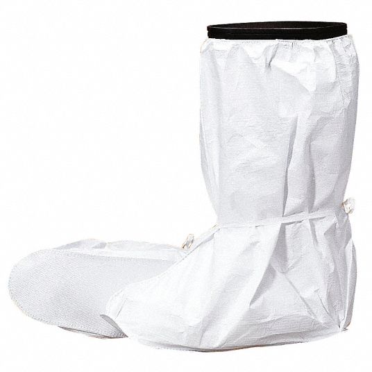 Shoe Covers, 2XL, White, PK 100 - Grainger