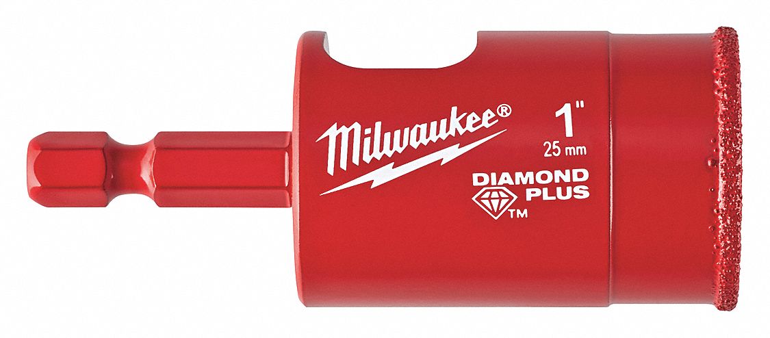 MILWAUKEE, 1 in Saw Dia., 1 in Max. Cutting Dp, Hole Saw - 33UH31|49-56-0517 - Grainger