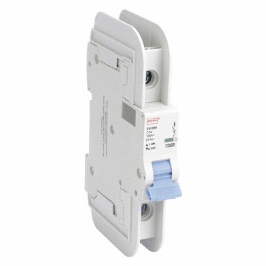 DAYTON, 2 A Amps, 48V DC, IEC Miniature Circuit Breaker - 33V888|33V888 ...