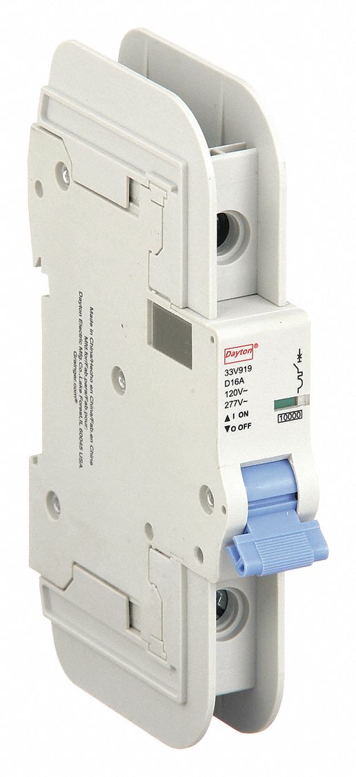 DAYTON, 16 A Amps, 48V DC, IEC Miniature Circuit Breaker - 33V919 ...