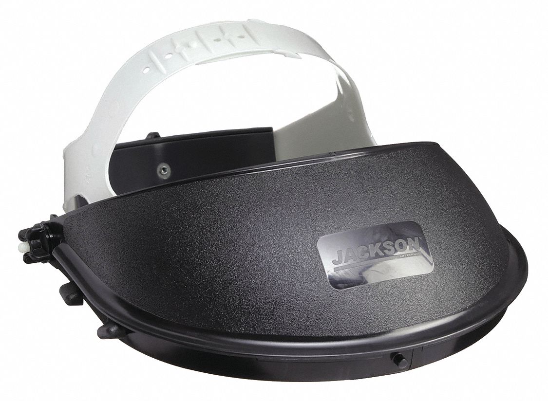 Polyethylene, Black, Face Shield Crown - 33VA09|29077 - Grainger