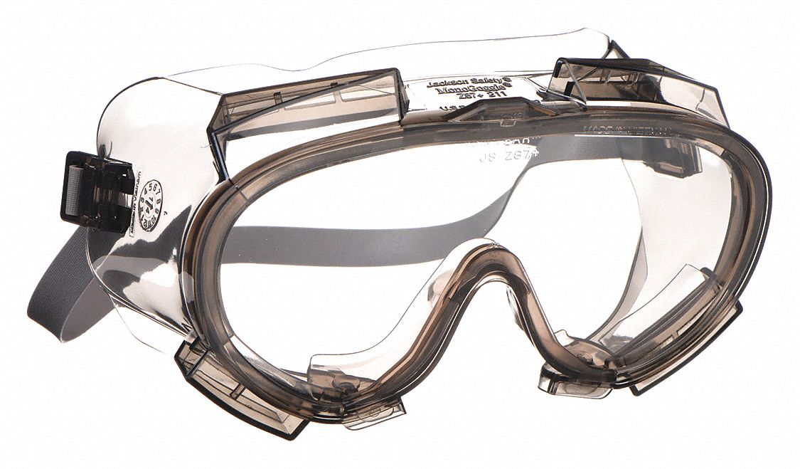 KLEENGUARD, Clear Lens Color, Indirect, Safety Goggle - 33VA59|16361 ...