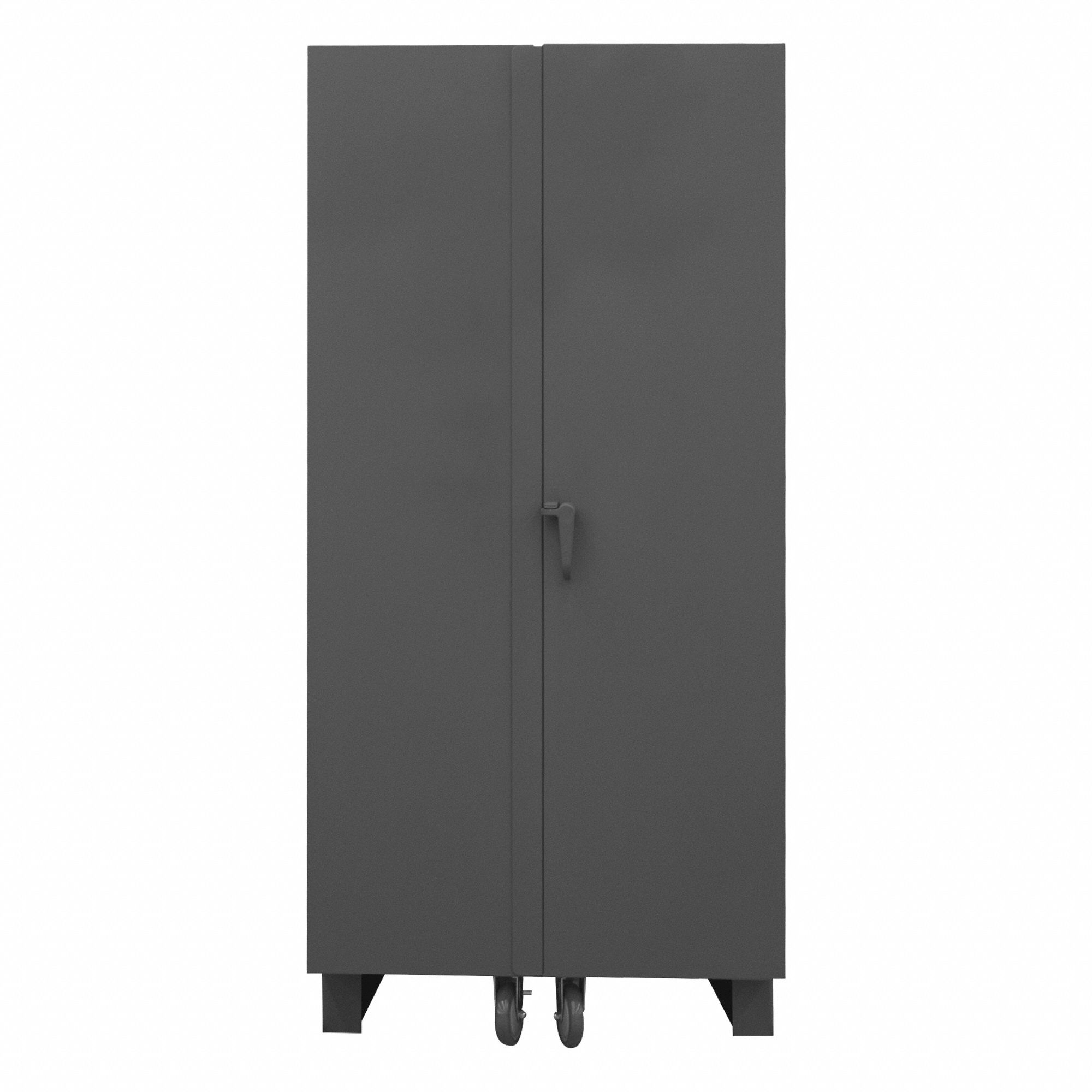 DURHAM MFG Bin Cabinet: 36 in x 36 in 78 in, 4 Shelves, 36 Bins, Yellow ...