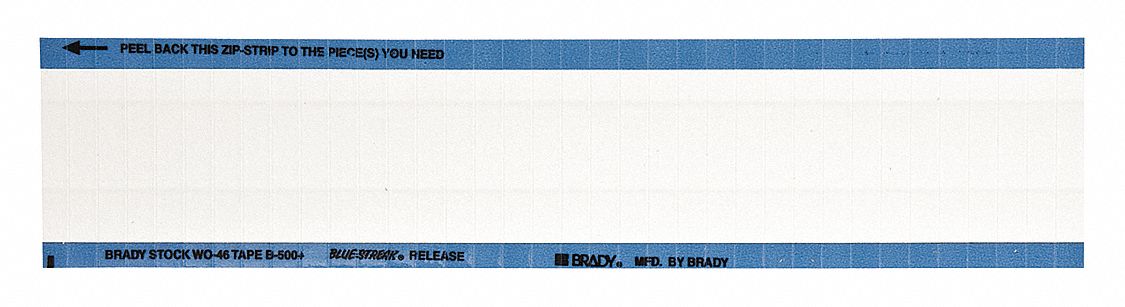 No Header, 1 1/2 in Wd, Calibration Label - 33VG63|WO-46 - Grainger