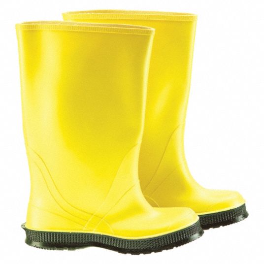 DUNLOP Overboots, Men's, Fits Shoe Size 13, Knee Shoe Style, PVC ...