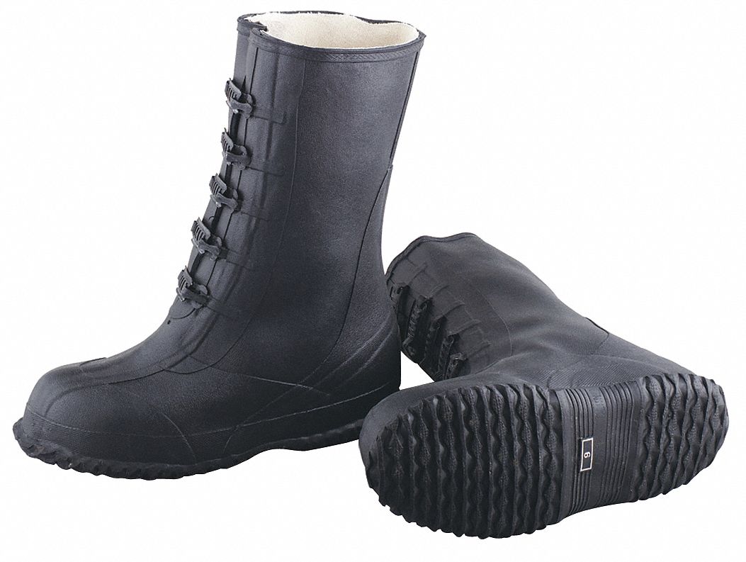 Overboots, Men's, Fits Shoe Size 12, Rubber Outsole Material, 1 PR ...