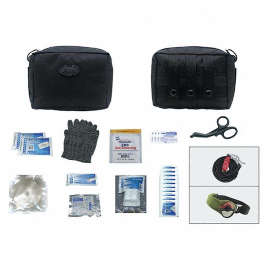 26 Components, Nylon, Gunshot Medical Kit - 33VP22|9141 - Grainger