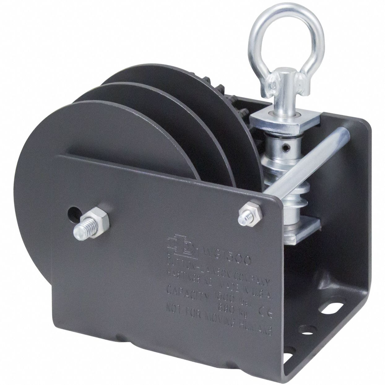DUTTON-LAINSON, 1500Lb Worm Winch , Split -Loop0 - 33W144|WG1500 - Grainger