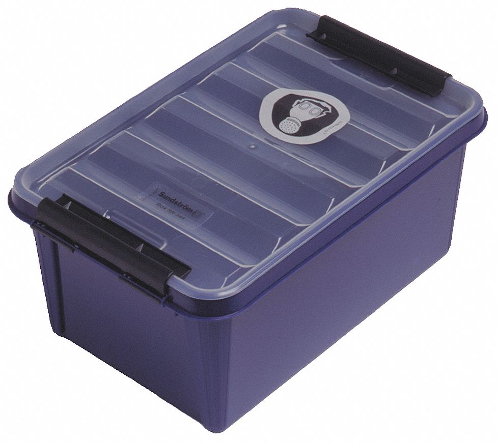 SUNDSTROM SAFETY Respirator Storage Box,SR200 Full Face - 33W769|SR 344 ...