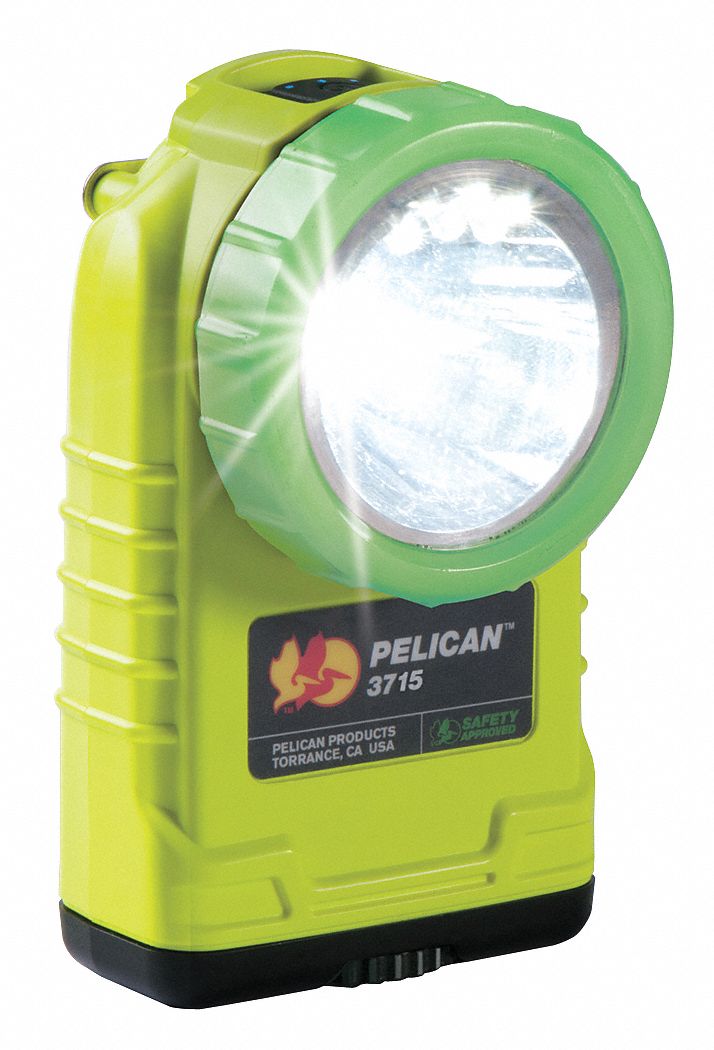 Hands Free Light, Plastic, Maximum Lumens Output: 174, Yellow, 5.36 in ...