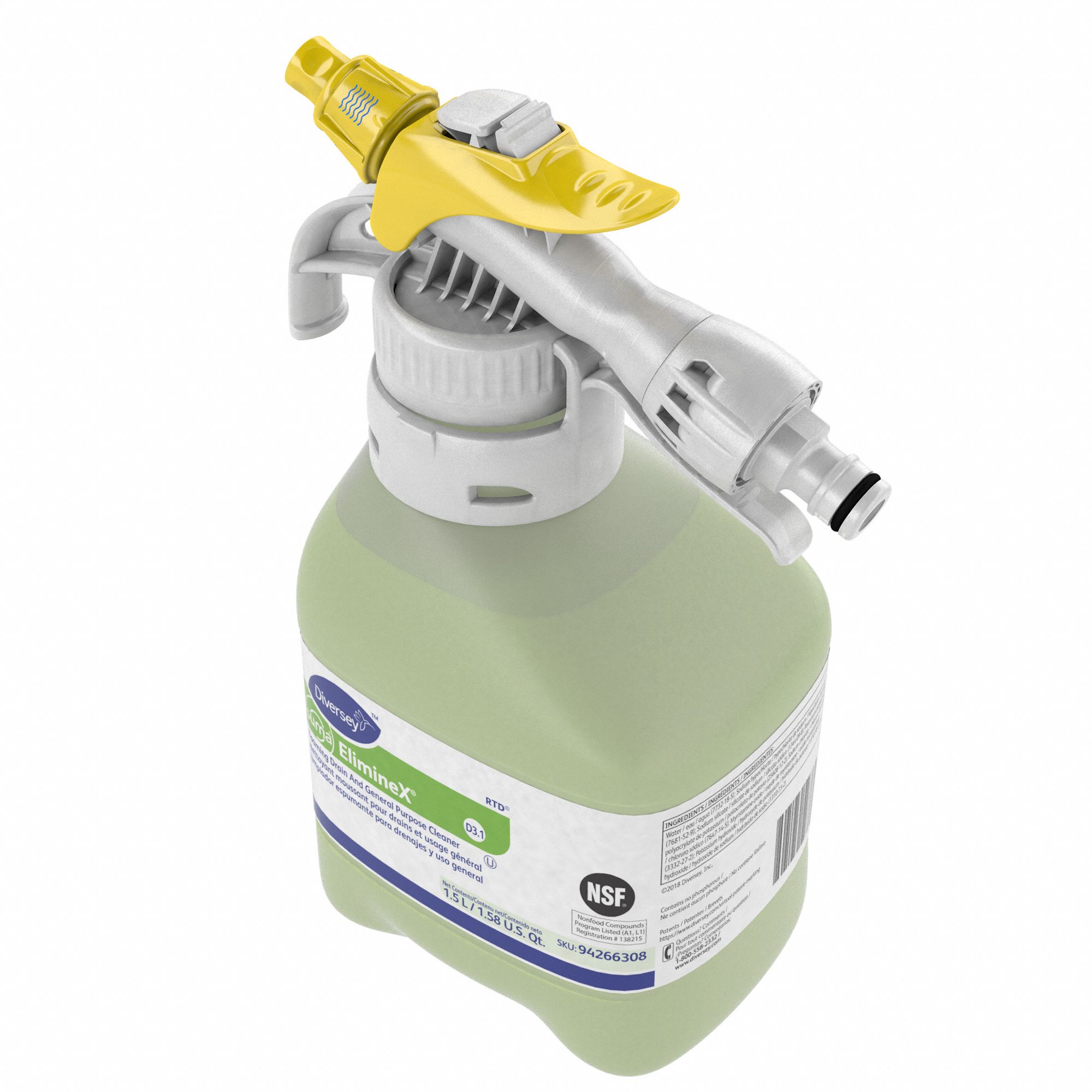 DIVERSEY Foaming Drain Maintainer Concentrate: Suma, D3.1, Fits RTD ...