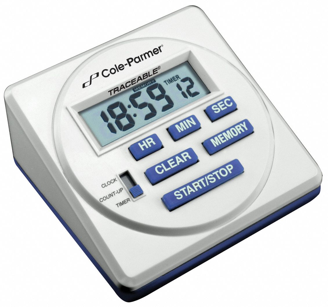 CONTROL COMPANY, 0.01% Accuracy, Count Down, Traceable Lab-Top Timer ...