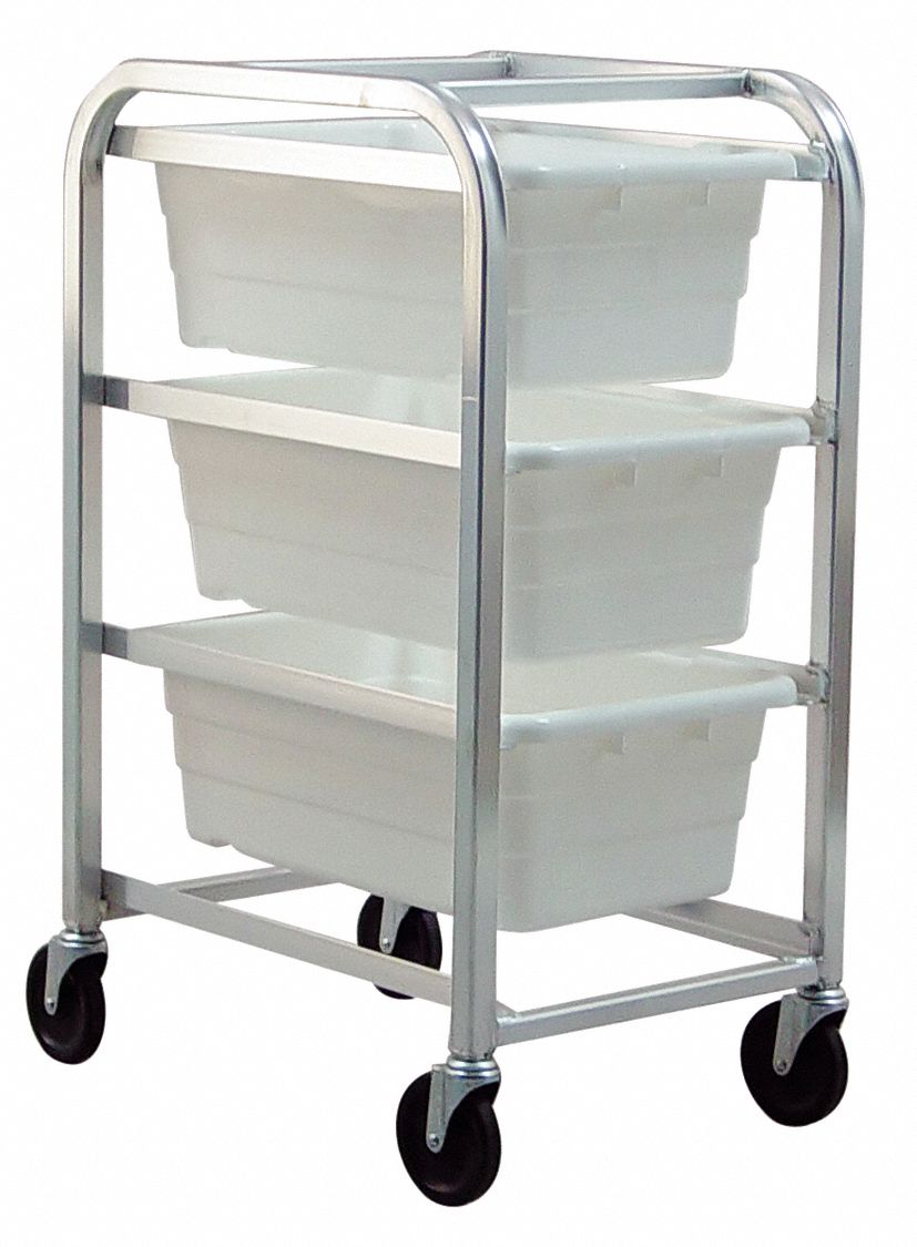 Tub Rack, 600 lb Load Capacity, White - Grainger