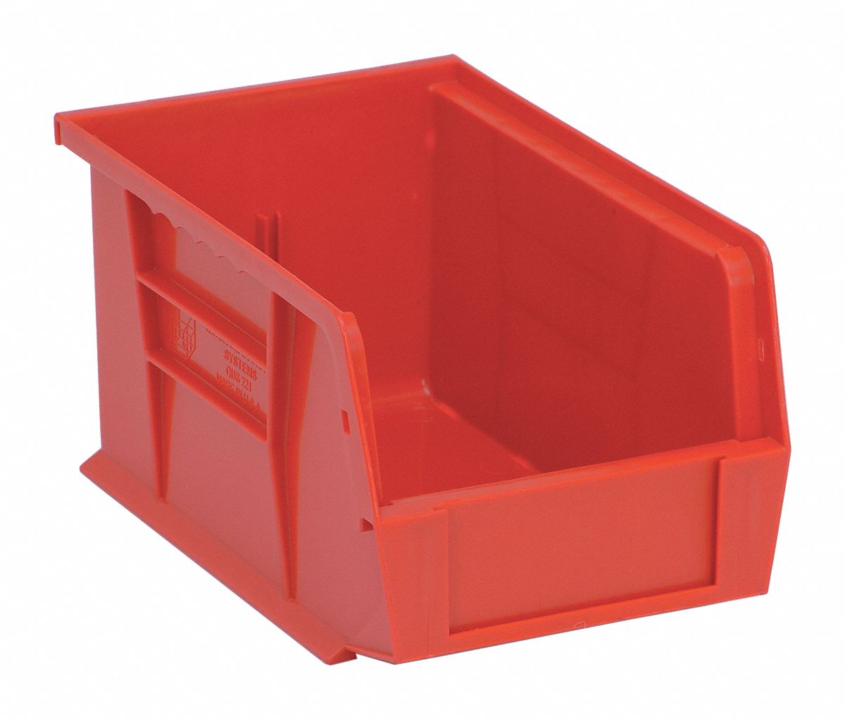 QUANTUM STORAGE SYSTEMS, 6 in x 9 1/4 in x 5 in, Red, Hang and Stack ...