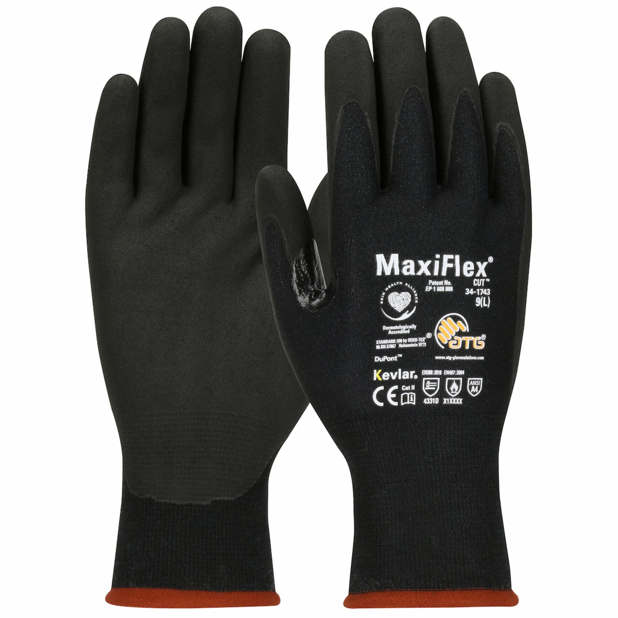 M, M, Gloves,Med,MaxiFlex Cut Resistant,PK12 - 801NL4|102753 - Grainger