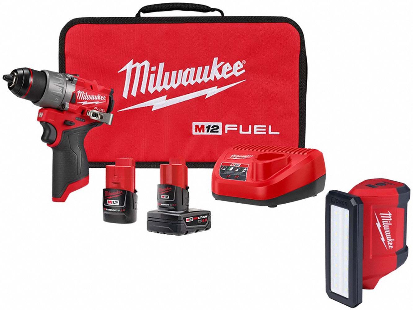 MILWAUKEE, 12 V DC Volt, Battery Included, Cordless Combination Kit ...
