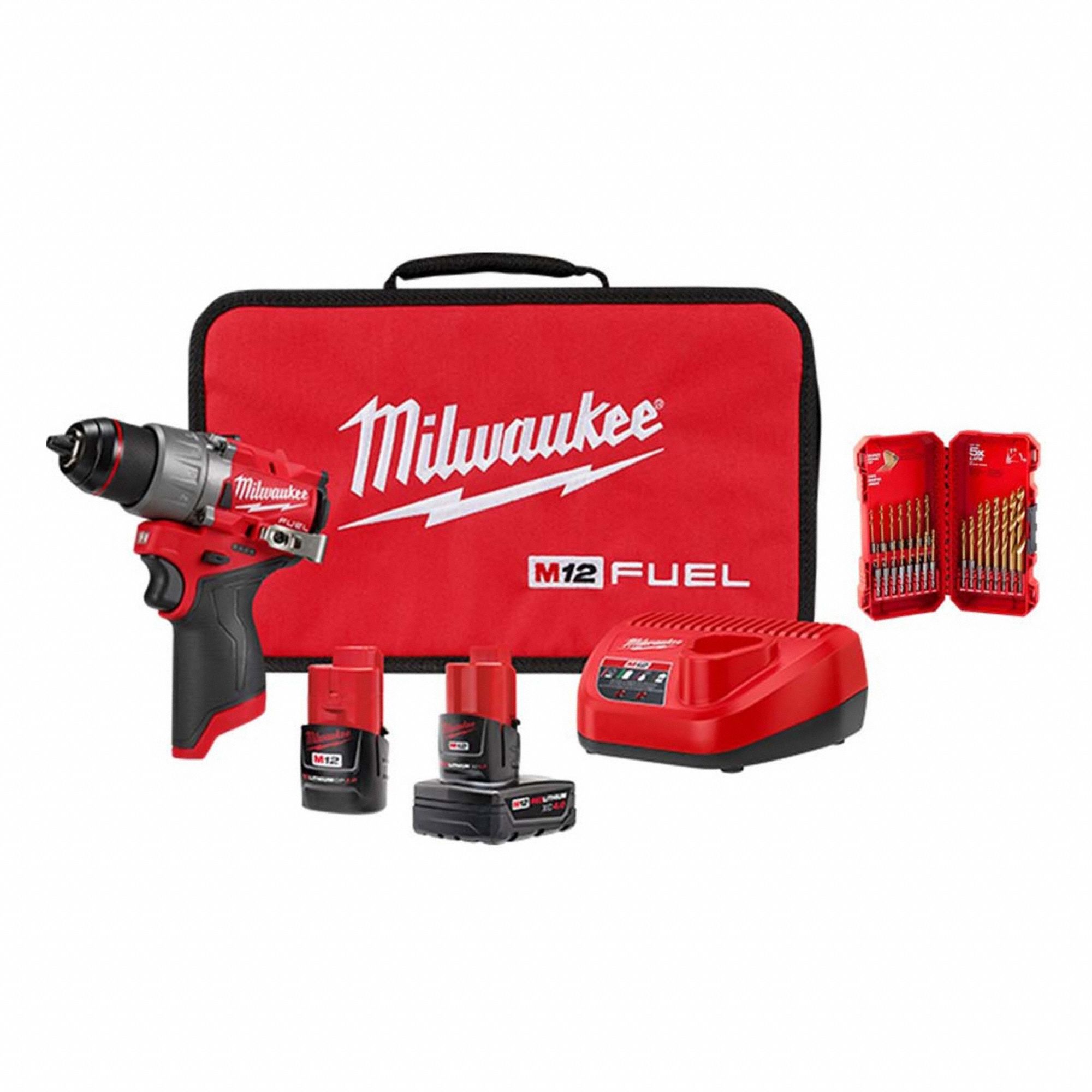 MILWAUKEE, M12 FUEL™, Compact Premium, Drill/Driver Kit - 435EL6|3403 ...