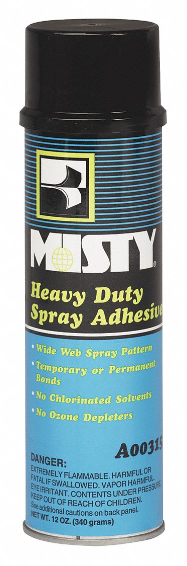 MISTY, Misty, Gen Purpose, Spray Adhesive - 340W01|1002035 - Grainger