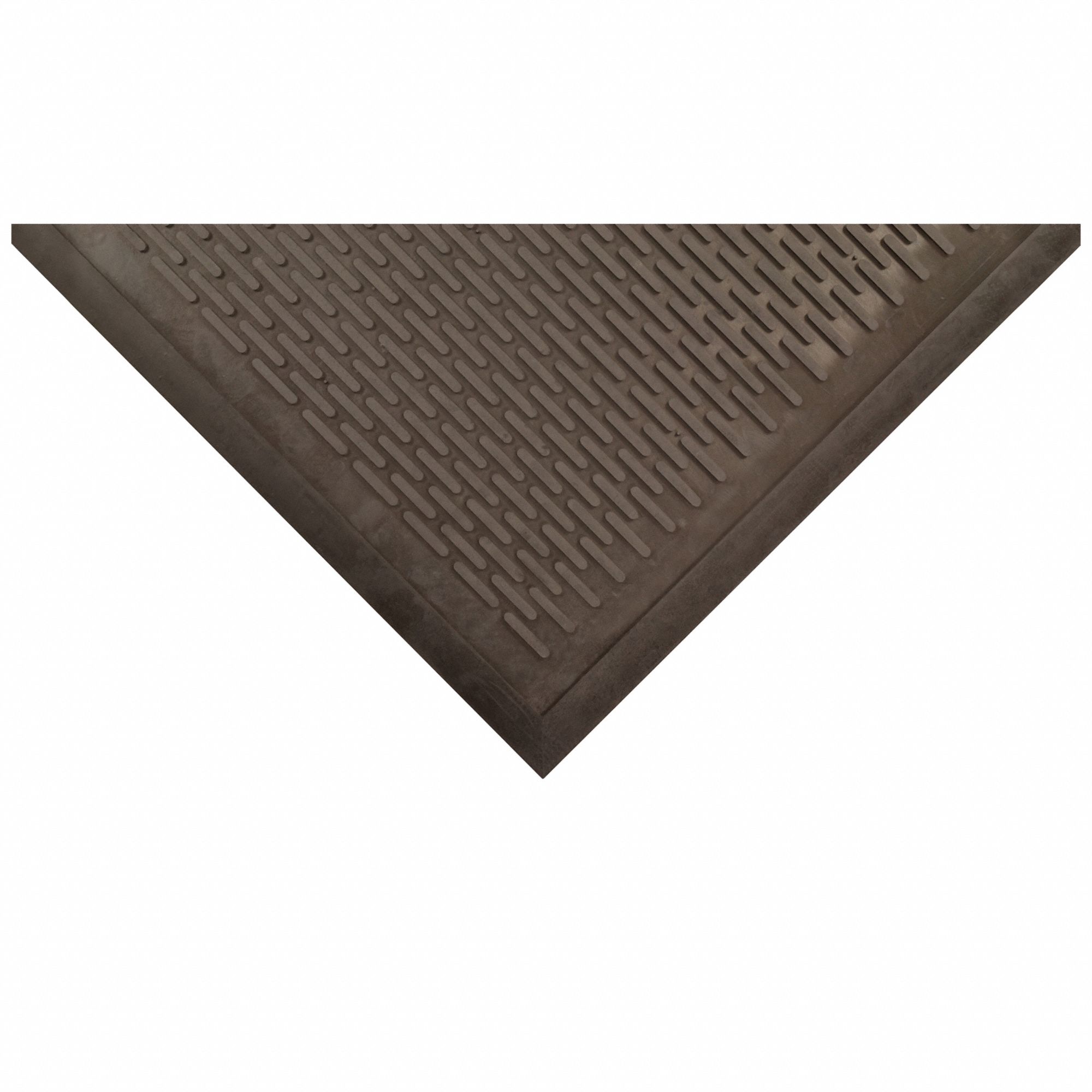 CONDOR Entrance Mat: Raised Bar, Outdoor, Heavy, 3 ft x 5 ft, 1/4 in ...