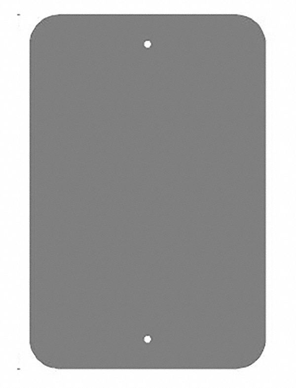 Blank Sign, Aluminum, Rectangle, Not Retroreflective Retroreflective ...