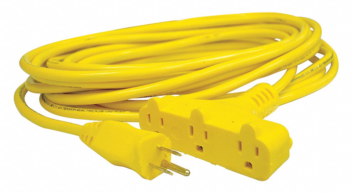 SURTEK Cable de Extensión para Interiores/Exteriores 25 pies 3 salidas ...