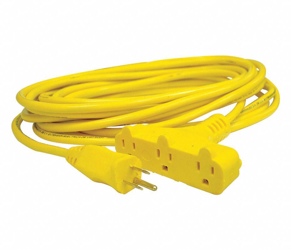 SURTEK Cable de Extensión para Interiores/Exteriores 25 pies 3 salidas ...