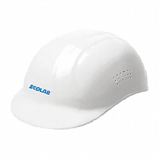 Bump Cap,White,Hat Size 6.5-7.75,Ecolab - Grainger