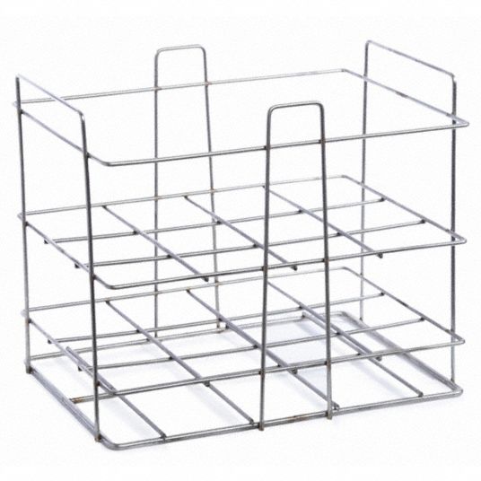 MARLIN STEEL WIRE PRODUCTS, Washing Rack, Stainless Steel, Bottle Rack ...
