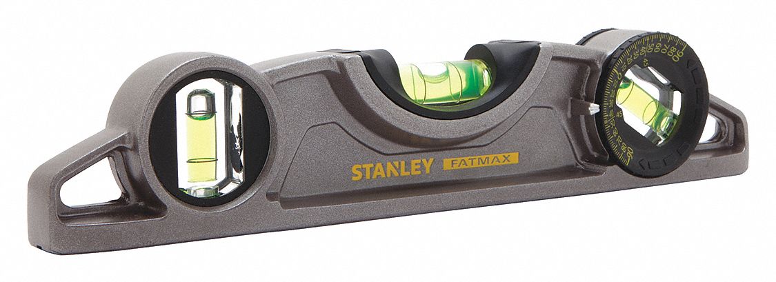 STANLEY Nivel Torpedo Magnético 9" 3 burbujas - Niveles de Torpedo ...