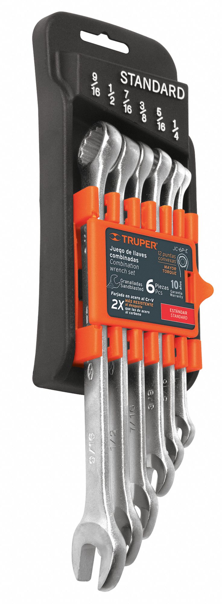 TRUPER Juego de Llaves Combinadas 6 herramientas Acero Cromo Vanadio - 346RA6 | JC-6M-E ...