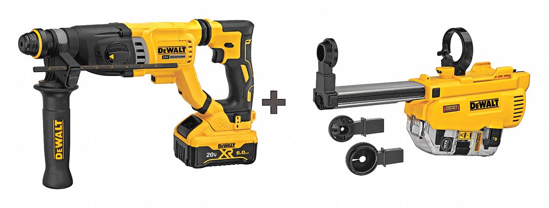 DEWALT, D-Handle, 20 V, Cordless Rotary Hammer Kit - 347KX4|DCH263R2 ...