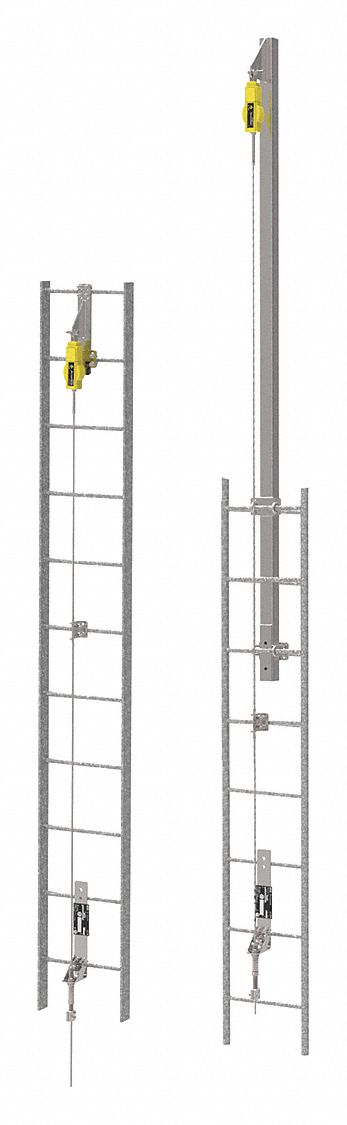 Vertical Ladder System Kit,20 ft. - Grainger