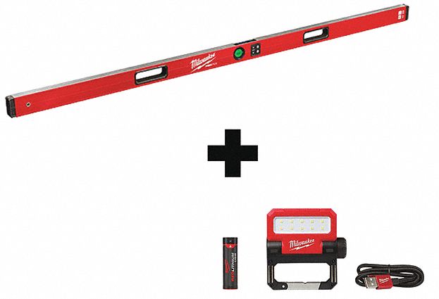 MILWAUKEE, Includes Batteries, ±0.10°, Digital Level - 349AK3|MLDIG72 ...
