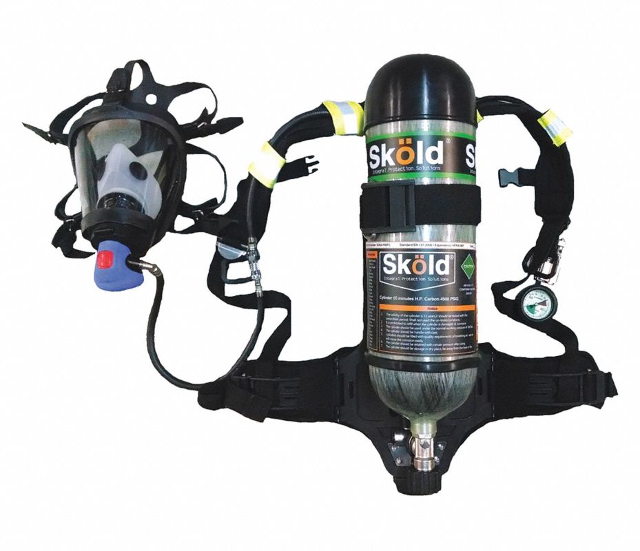 SKOLD SAFETY Equipo de Respiración Autónomo , 4500 psi ...