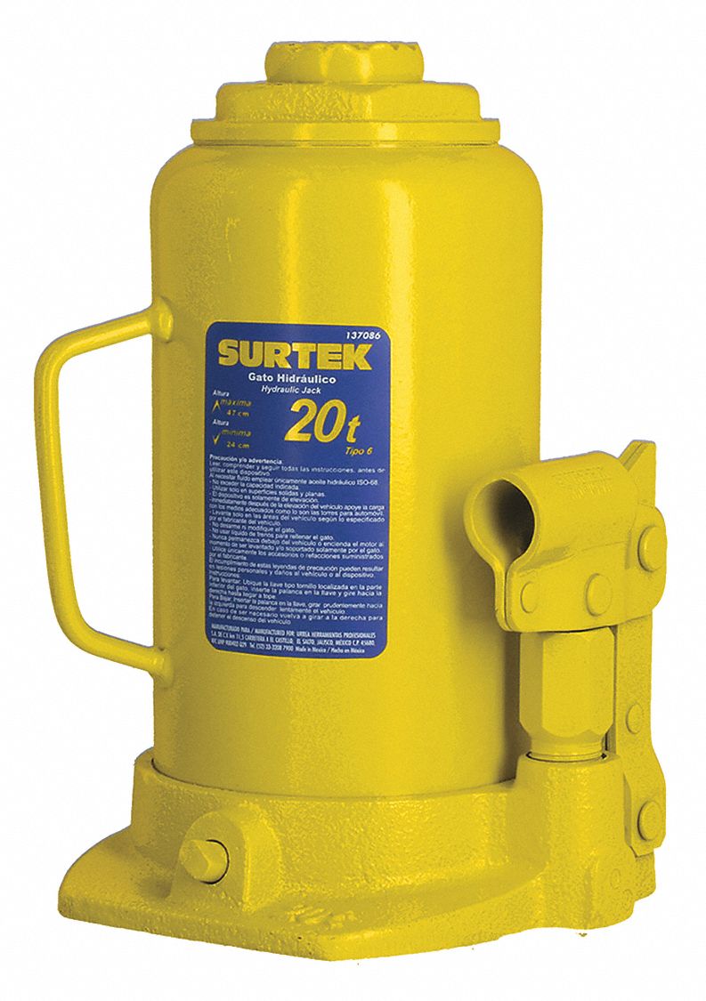 SURTEK Gato de Botella Botella 20 ton - Gatos Hidraulicos de Botella ...