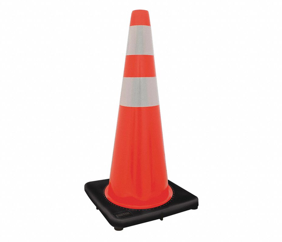 SURTEK Cono de Tráfico 35-7/8" (910mm) PVC Naranja - 349WH1 | 137600 ...