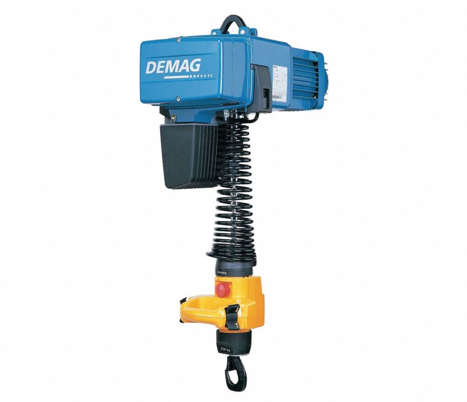 DEMAG Polipasto Eléctrico de Cadena, 275 lb., Elevación del Polipasto 9 ...