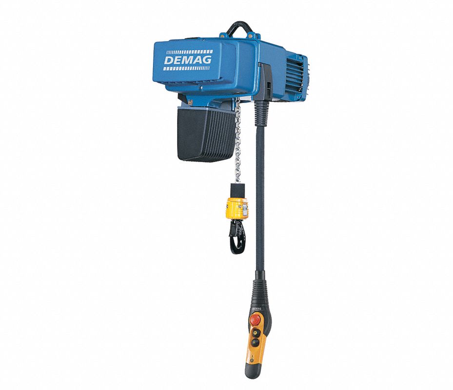DEMAG Polipasto Eléctrico de Cadena, 2000 lb., Elevación del Polipasto ...