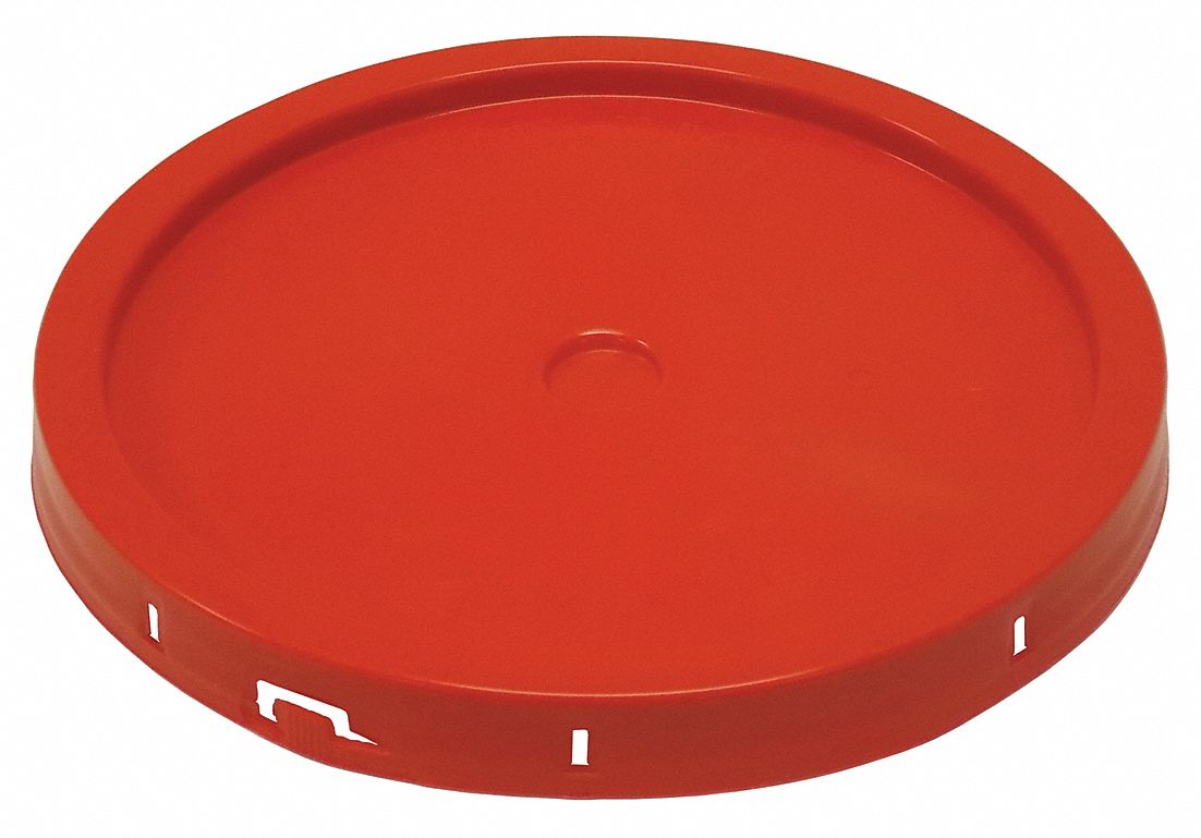 Gasketed/Tear Tab, 12 1/4 in Overall Dia, Pail Lid - 34A257|34A257 ...