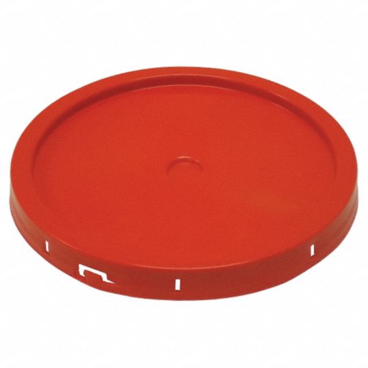 Gasketed/Tear Tab, 12 1/4 in Overall Dia, Pail Lid - 34A257|34A257 ...