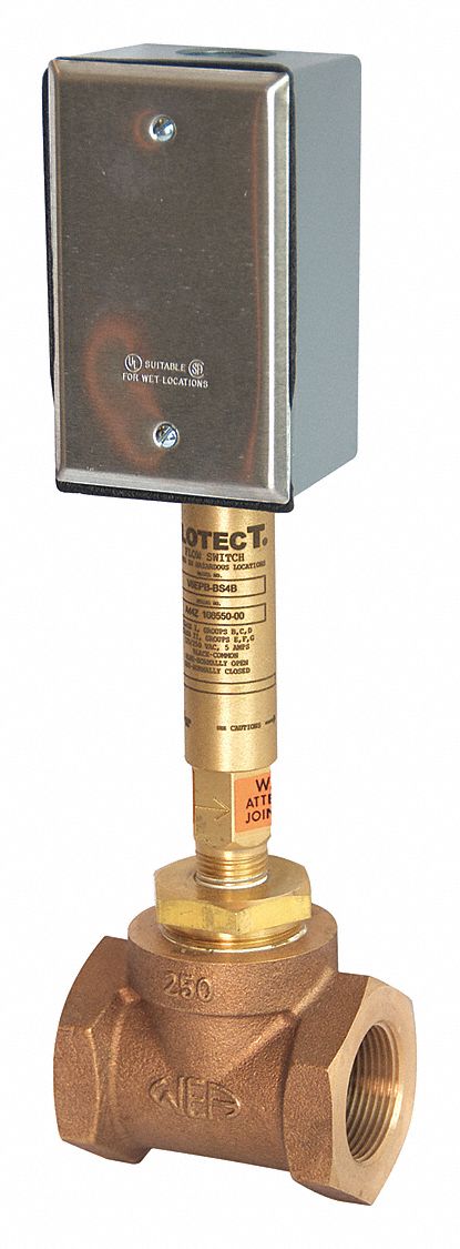 GUARDIAN EQUIPMENT, Alarm/Shower with Eyewash, 1 1/4 in NPT Female ...